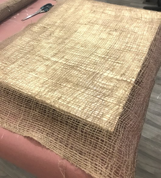 Burlap Lining Kit for traditional style fresco sgraffito icon boards ...